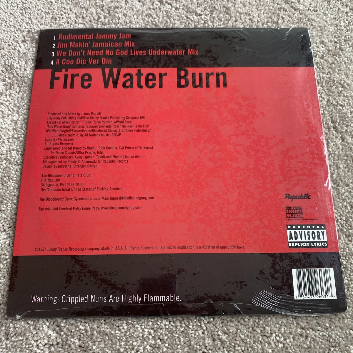 Bloodhound Gang One Fierce Beer Coaster