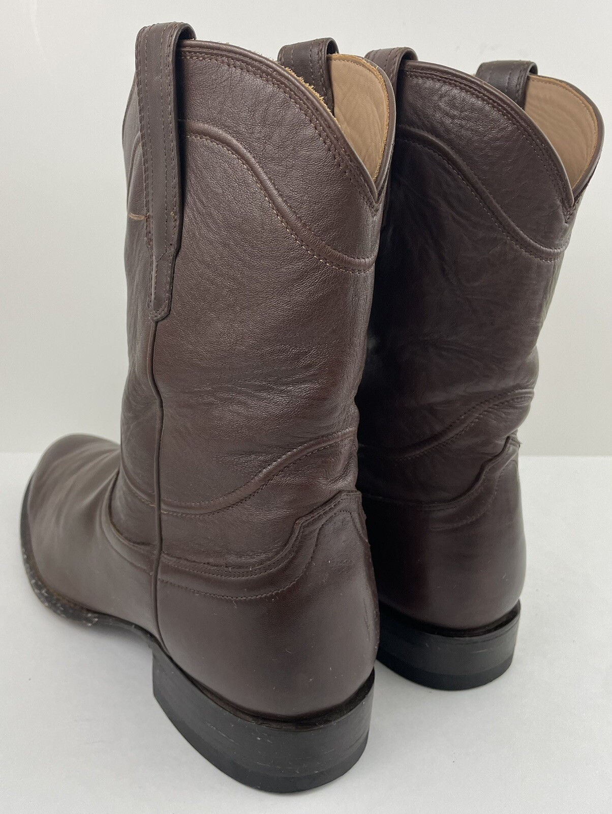 Tecovas Mens The Earl Roper Boot Western 1002 Brown C… - Gem