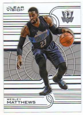 2015-16 Panini Clear Vision Basketball #3 Wesley Matthews Dallas ...