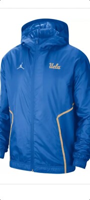 NWT UCLA Bruins Nylon Nike Jordan Full Zip Jacket Mens Large | eBay
