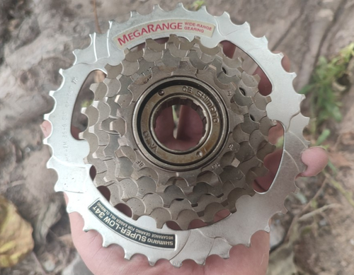 Shimano Freewheel 6 Speed Megarange Gearing Spinning Flywheel 13-34T | eBay