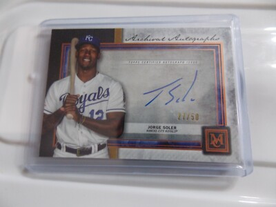 2020 Museum Collection Jorge Soler Archival Auto Autograph #27/50 ...