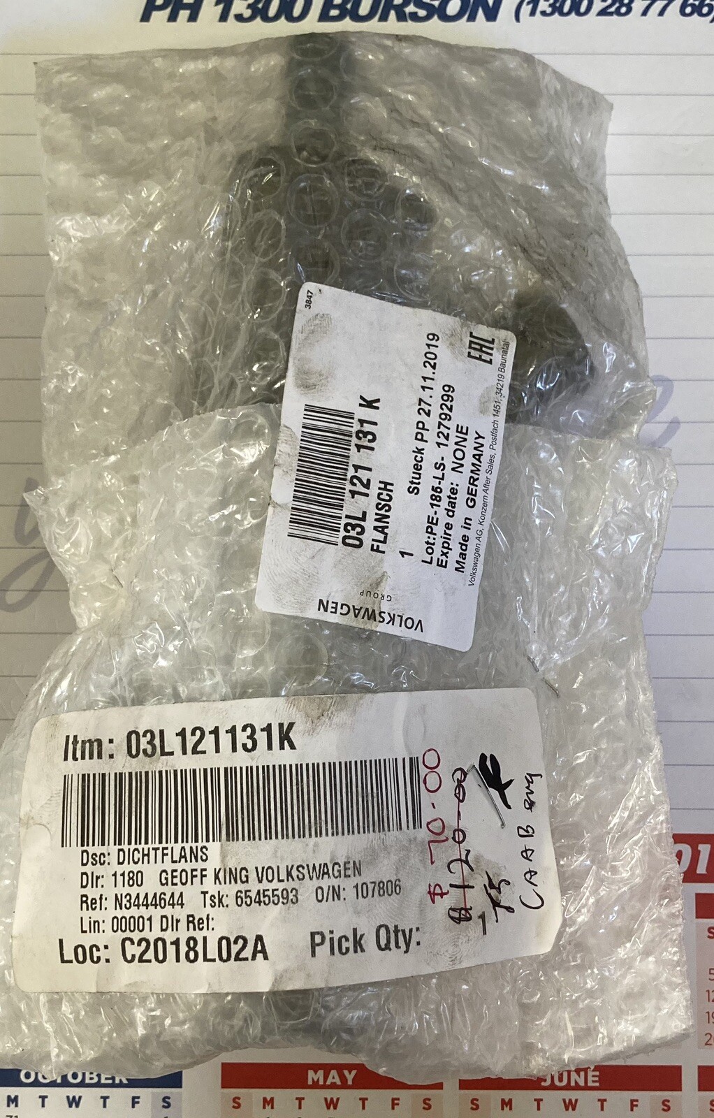 Dichtflans 03L121131K for Volkswagen | eBay