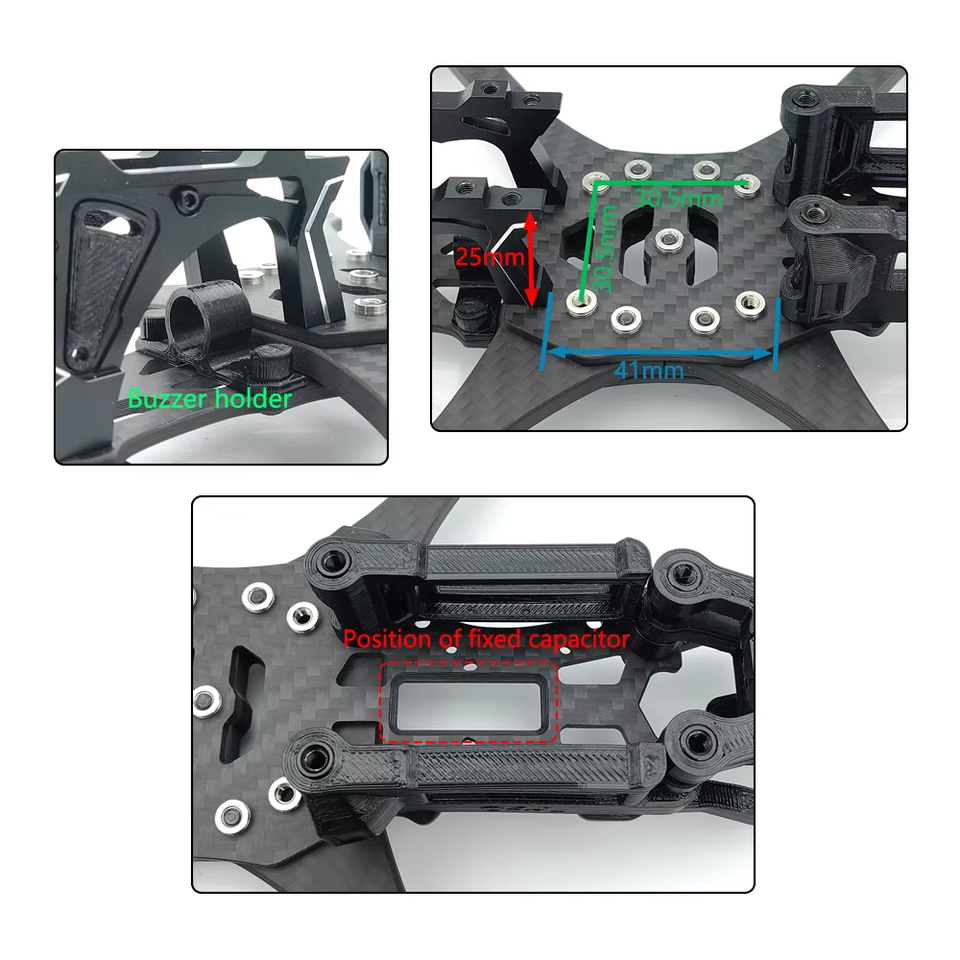 DJI 04 FPV 5" frame Mark5 DC deadcat 5 inch DJI 04 air unit pro dual ...