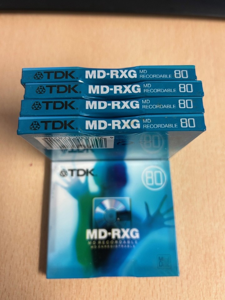 TDK MD-RXG Recordable Mini Disc 80 Minutes * SEALED * | eBay UK