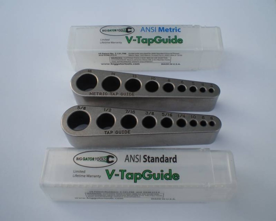 Full set of 7 different V Tap guides and V Drill guides - by Big Gator ...