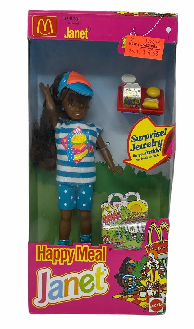 Happy Meal Janet Barbie Doll 1993 Mattel 11477 NRFB for sale online | eBay