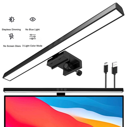PC LED Light Bar Computer Monitor Reading Desk Lamp Screenbar Light Bar ...