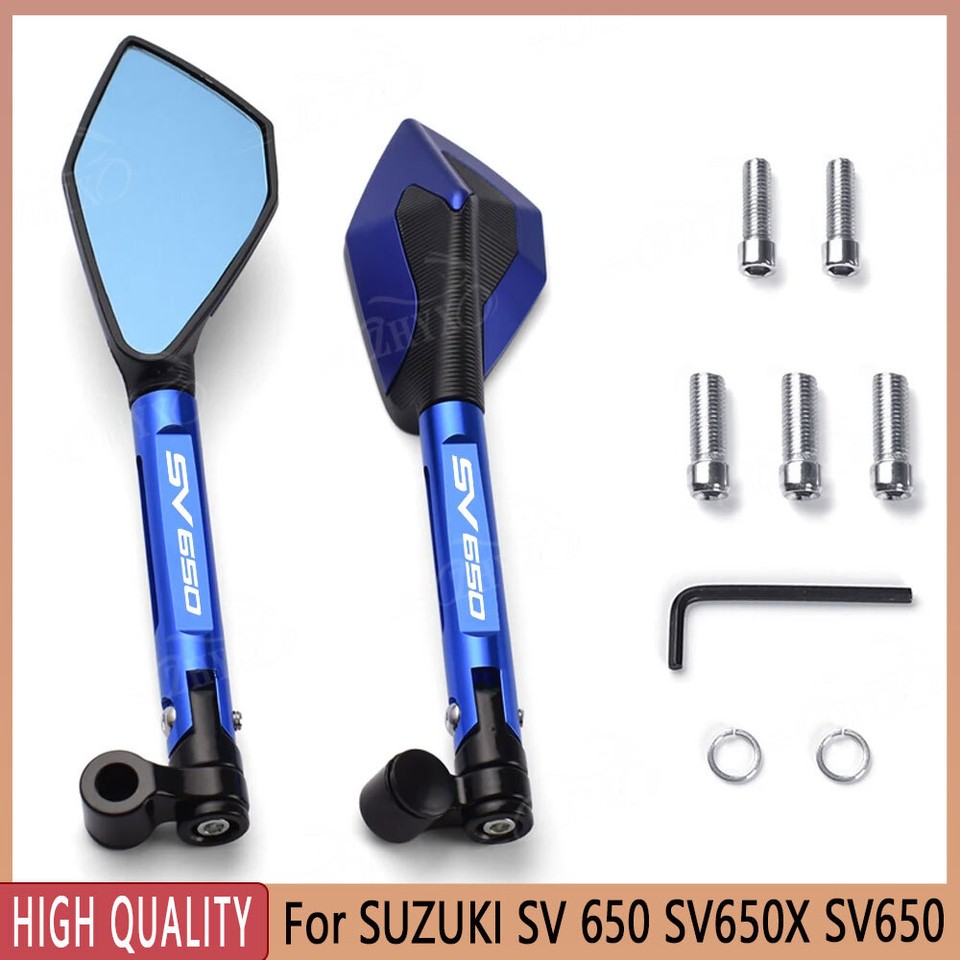 LOGO SV650 Motorcycle Accessorie Rearview Mirror For SUZUKI SV 650 ...