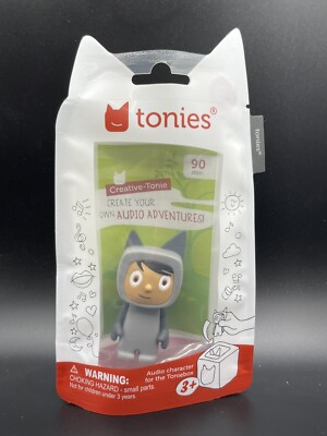 👦🏽 Gray Medium Creative Recordable Tonies Figure For Toniebox Players 👦 ...