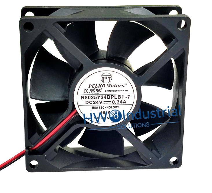 PELKO Motors R8025Y24BPCP1c-7 24V 0.34A 8025 8CM High Air Flow Cooling ...