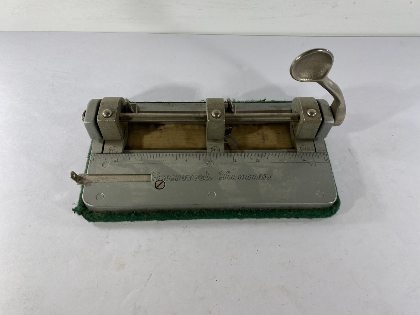 Vintage Improved Hummer vtg 3 Hole Punch Chicago Desktop Office ...