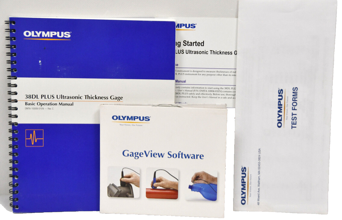 Olympus 38dl Plus Ultrasonic Thickness Gage Ebay