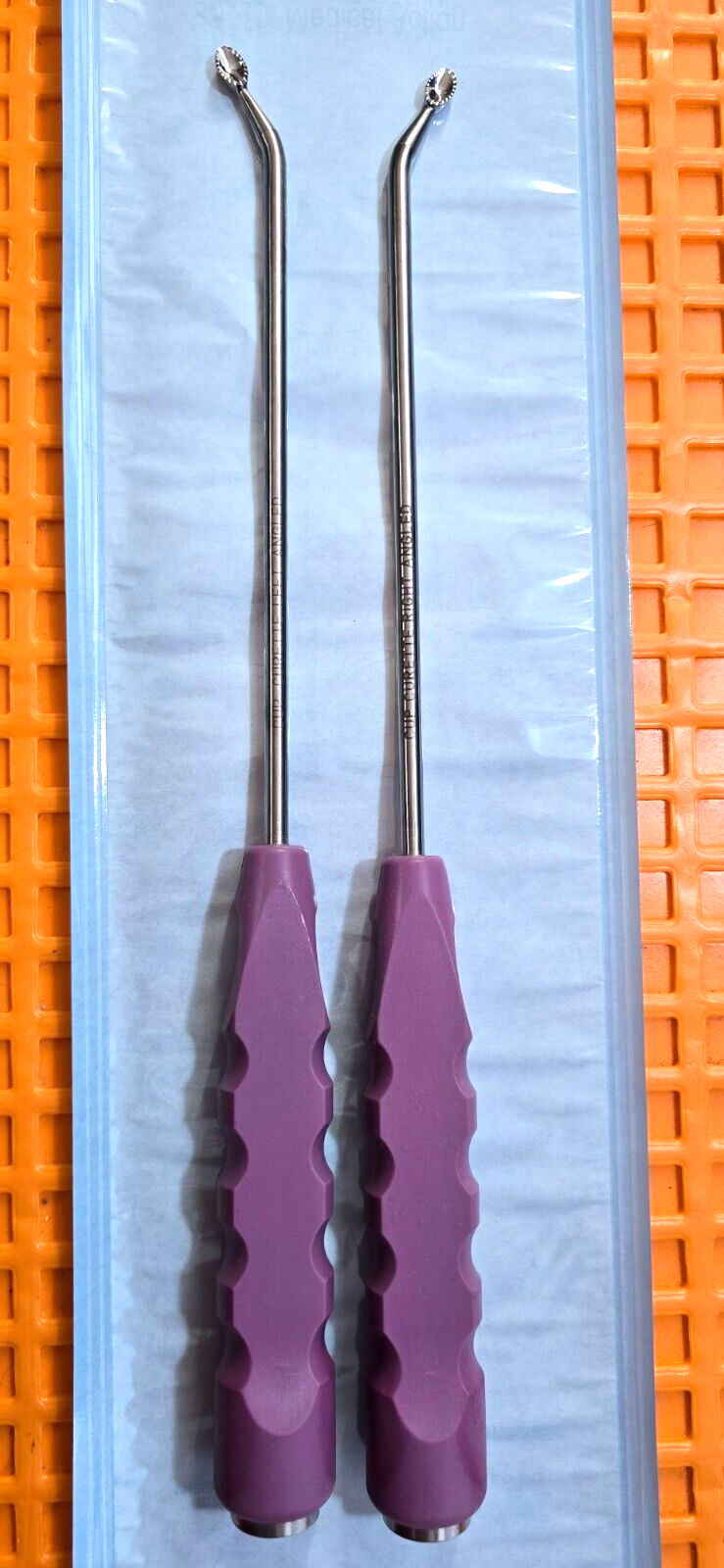 Nuvasive Surgical Orthopedic Cup Curette Right & Left Angled 15" Set of ...