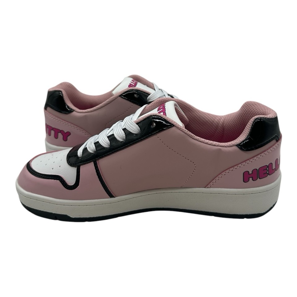 Sanrio Hello Kitty Court Sneakers Women’s Size 7 Pink Lace Up Shoes | eBay