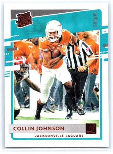 Collin Johnson 2020 Donruss #347 Rated Rookies Canvas | eBay