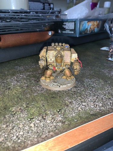 Warhammer 40k Venerable Dreadnought Adeptus Custodes painted | eBay