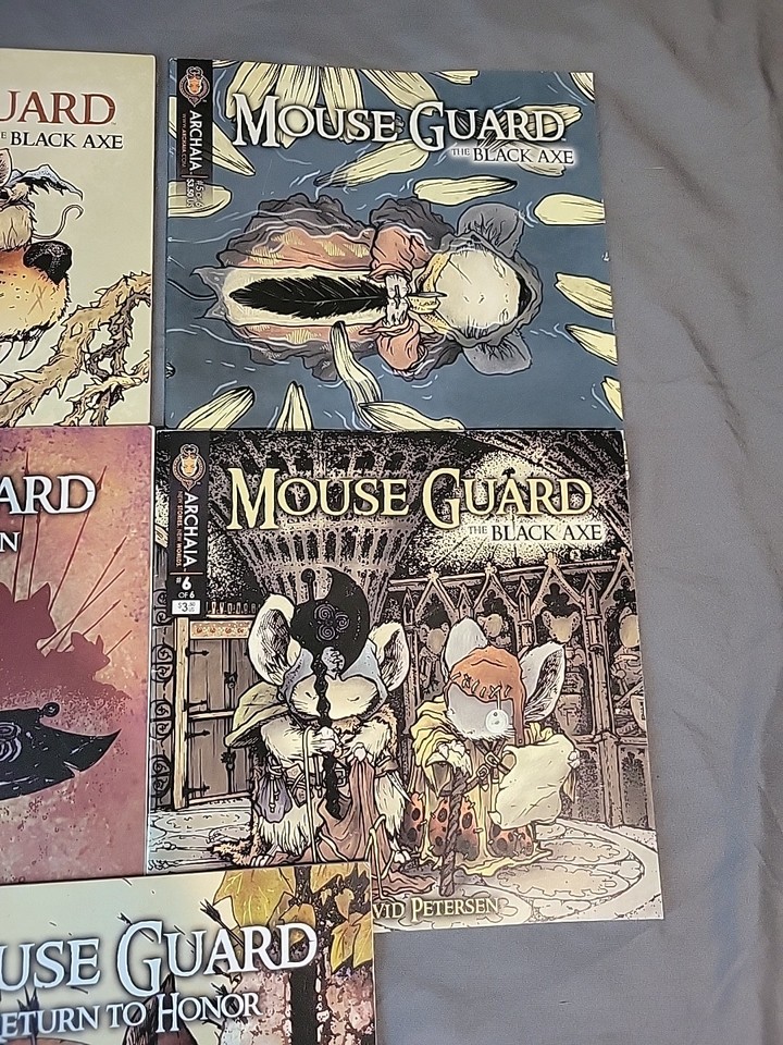 Mouse Guard Archaia Comic Book Lot Paperback 5 Black Axe More | eBay