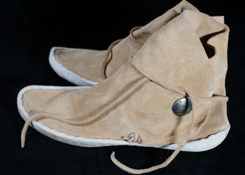 Vintage Suede Kaibab Moccasins Native American Indian Footwear Size 11C ...