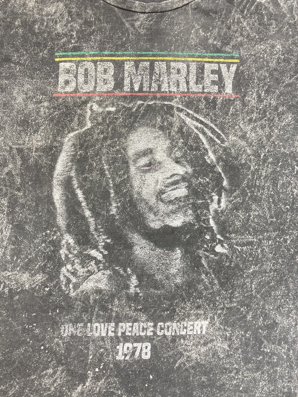 Bob Marley One Love Peace Concert 1978 Graphic T-shir… - Gem