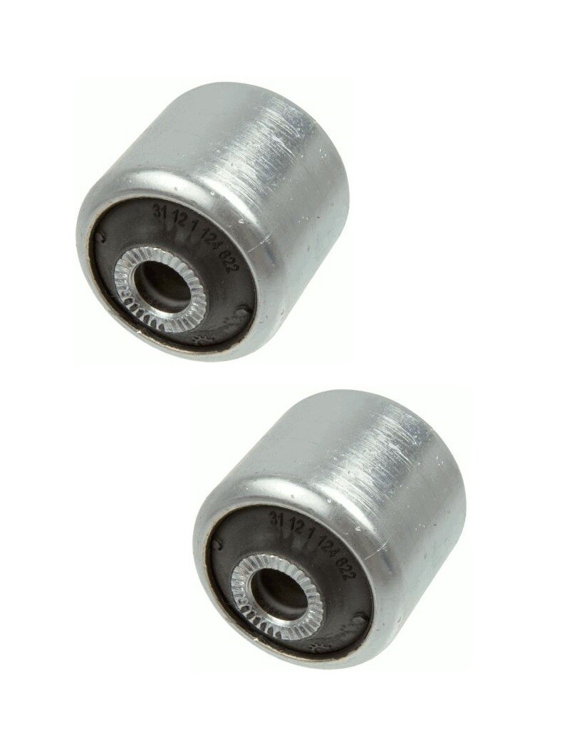 Pair Set of 2 Front Rearward Control Arm Bushing Kits Lemforder For BMW ...