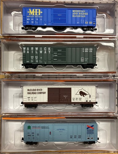 Lot of EIGHT (8) N Scale Fox Valley Models Boxcars NIB | eBay