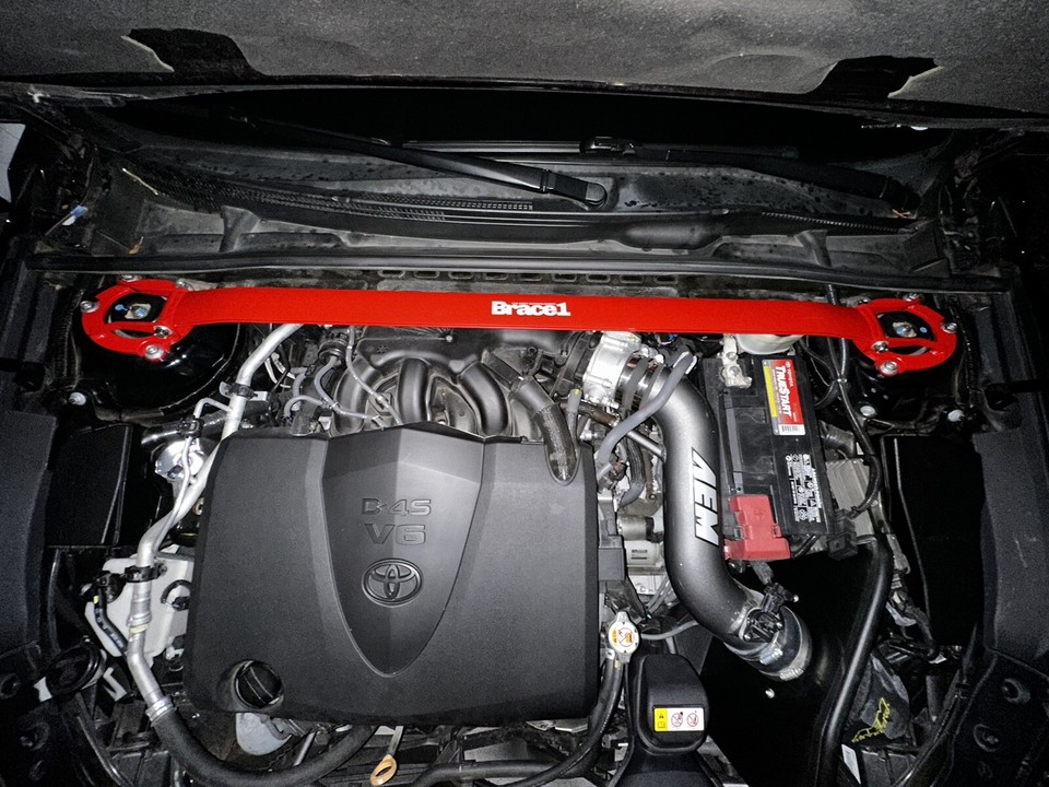 ALUMINUM STRUT BAR FOR 2018-2024 TOYOTA CAMRY/ ES350 RED | eBay