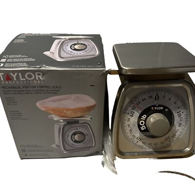 TAYLOR TS50 50 lb HEAVY DUTY STAINLESS STEEL PLATFORM KITCHEN SCALE | eBay
