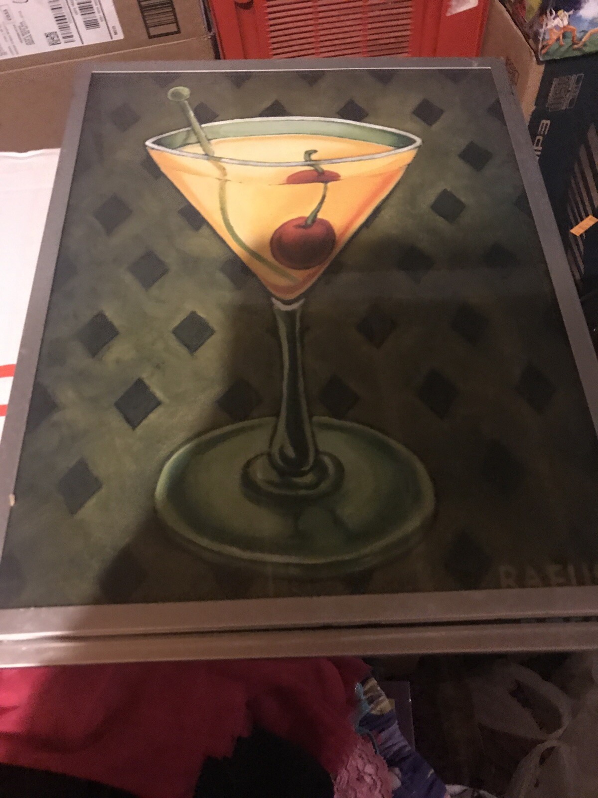 3 Will Rafuse cocktail prints on 11X14 martini's etc Framed | eBay ...
