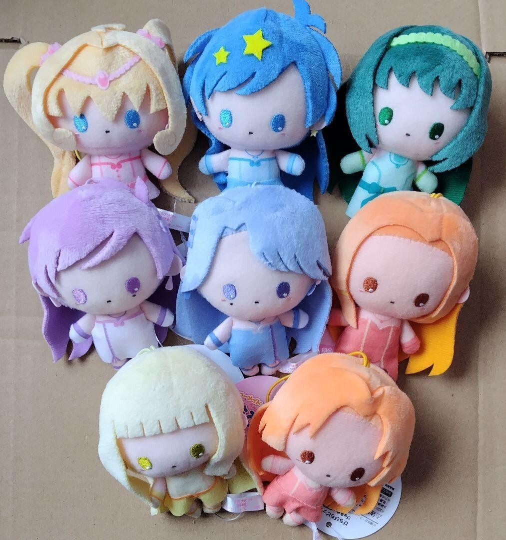 Mermaid Melody Pichi Pichi Pitch Pyuanui Plush Doll Mascot Set of 8 ...