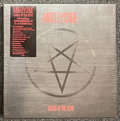 MOTLEY CRUE - Shout At The Devil 40th Anniversary Box Set - Splatter ...