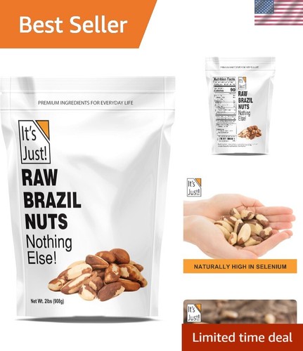 Nutritious Raw Brazil Nuts 32oz - Perfect for Cooking, Snacking ...