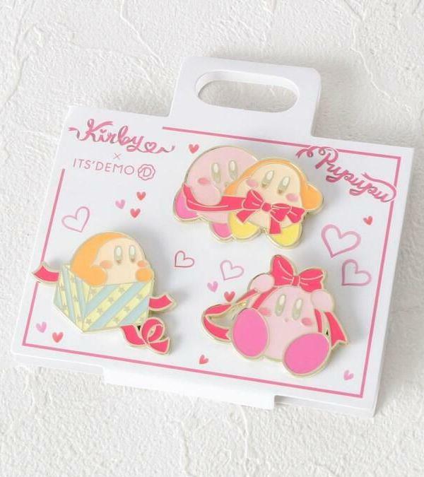 ITS' DEMO Pin badge set Pupupu Gift Kirby Waddle Dee Japan Limited ...