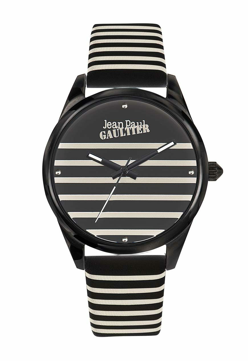 Jean+Paul+Gaultier+Orologio+Donna+Navy+Tatoo+8502415+Pelle+righe+Nero ...
