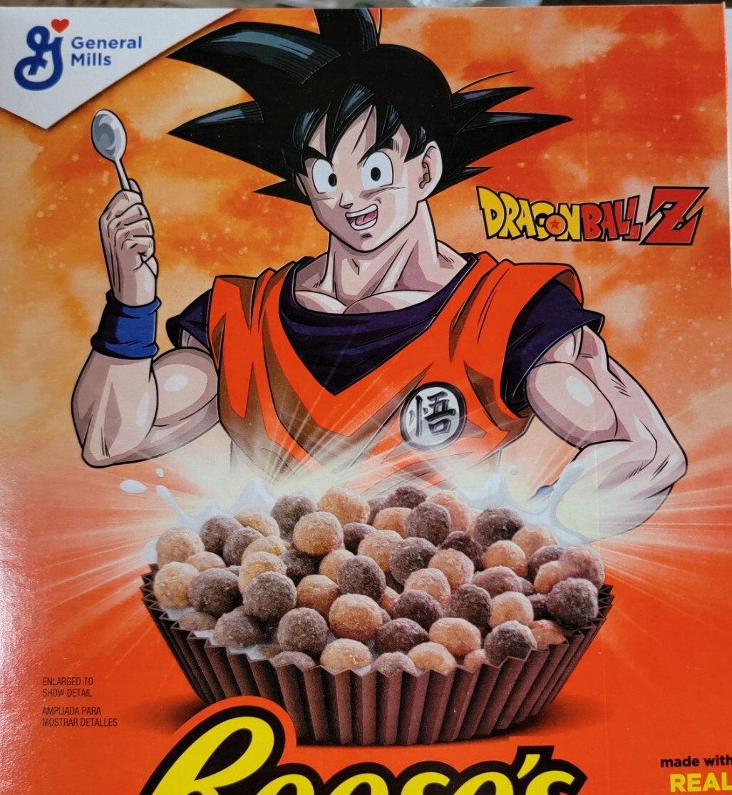 Limited Edition General Mills Reese’s Puffs Dragonball Z Cereal Piccolo ...
