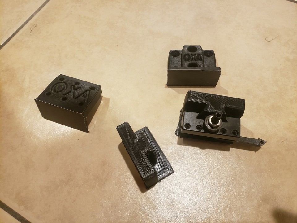 OXA Quick Change Tool Post Set (4 PIECES) (QCTP MOUNT) LATHE TOOL MOUNT ...