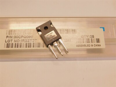 4 International Rectifier 30CPQ080 30A 80V Schottky Rectifiers TO-247AC ...