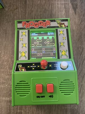 Frogger Retro Mini Arcade Machine Game Handheld Videogame Color Green ...