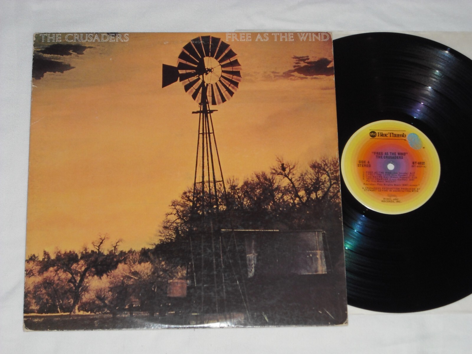 THE CRUSADERS-Free As The Wind (1977) ABC/BLUE THUMB LP | eBay