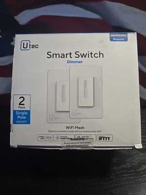 UTEC Smart Dimmer Switch, Single-Pole Smart WiFi Mesh Switch for Dimmable Bul... | eBay