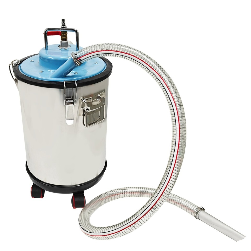 30L Pneumatic Vacuum Industrial Vacuum Cleaner Iron Filings Oil Suction ...