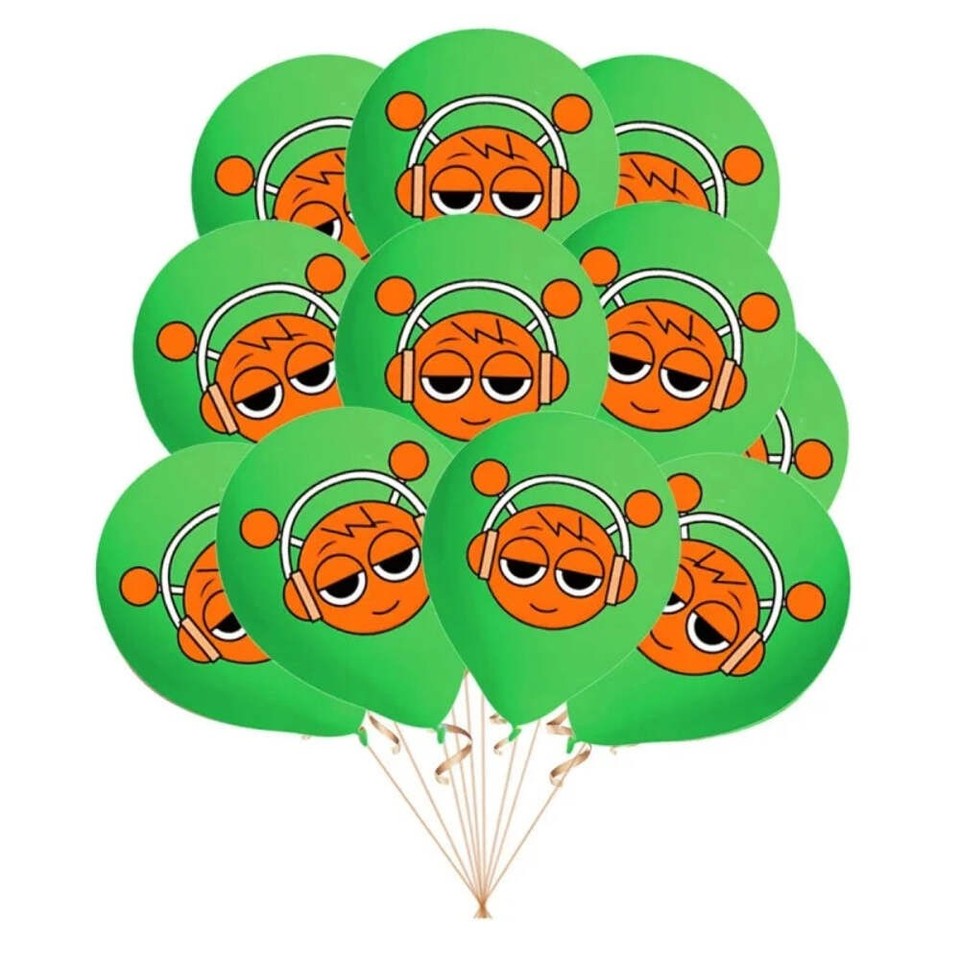 sprunki Theme balloon set sprunki birthday Decoration party sprunki ...