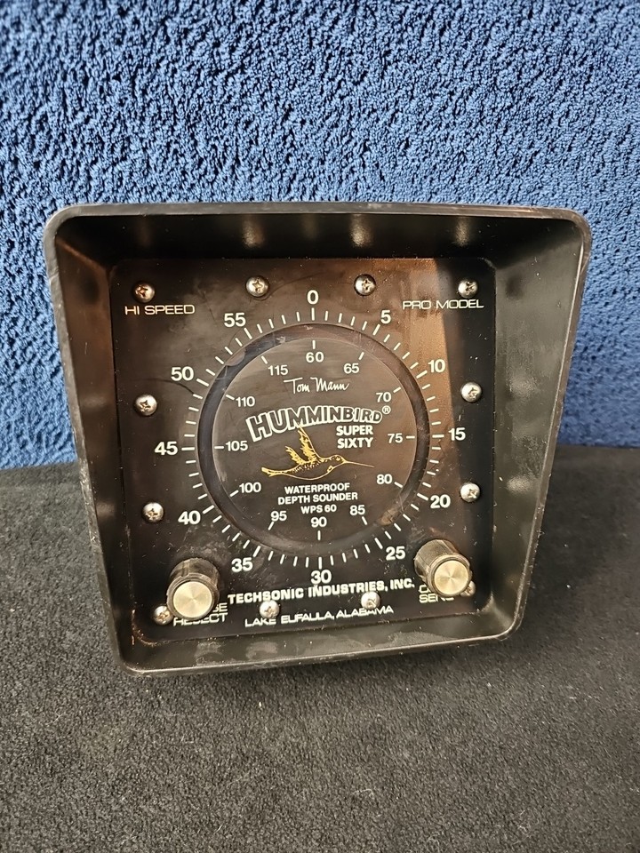 Vintage Hummingbird Super Sixty Depth Sounder Hi Speed Pro Model ...