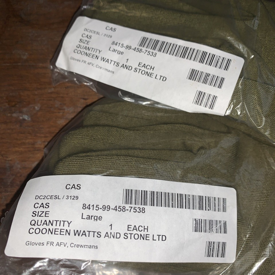 British Army Surplus AFV Crewmans Gloves BRAND NEW x2 | eBay UK