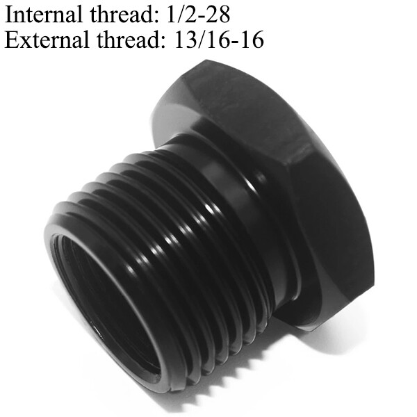 Automotive Car Oil Fuel Filter Barrel Threaded Adapter Protector Hose ...