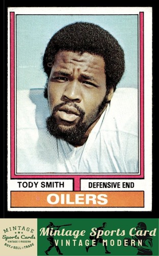1974 Topps - Tody Smith - #336 Houston Oilers | eBay