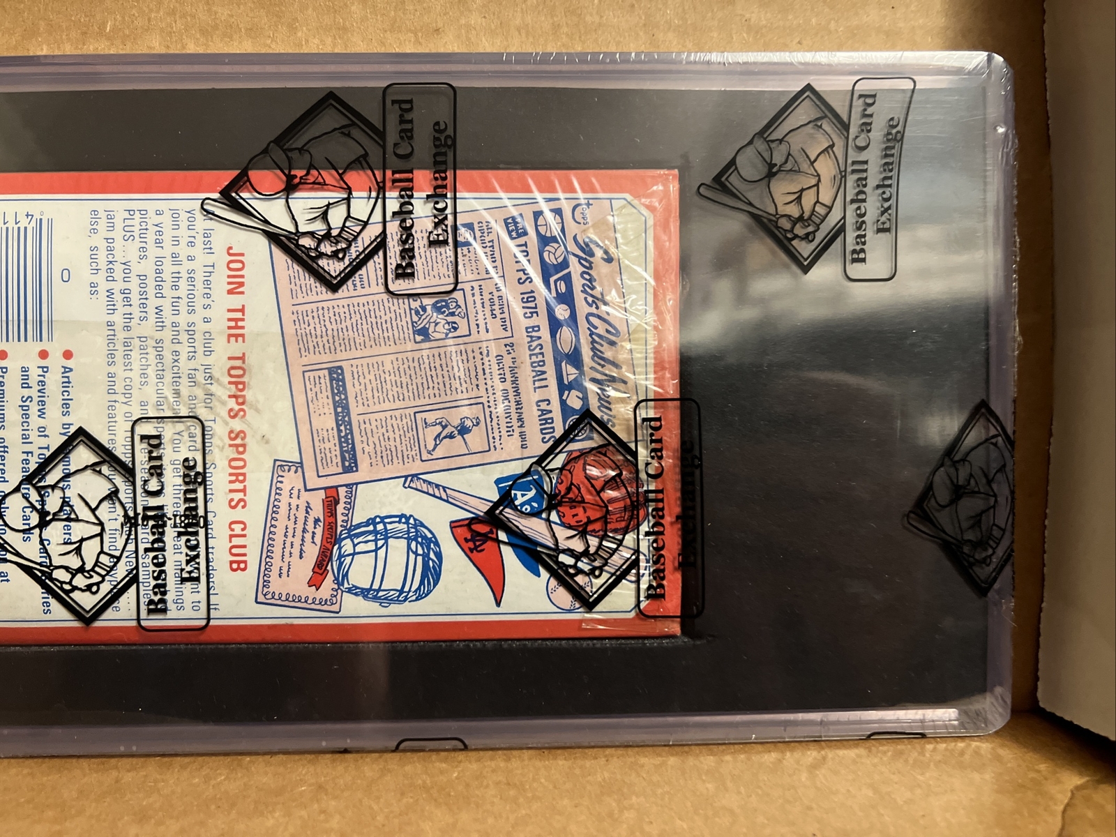 1975 TOPPS WAX TRAY Baseball Unopened And Bbce Auth High Grade For A ...