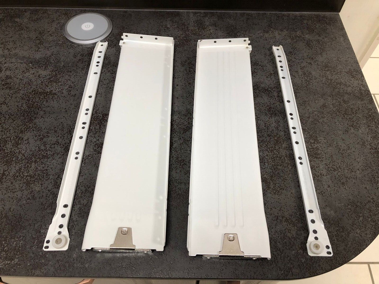 Kitchen Metal Drawer Box Sides / Roller Runners "Limited Quantity ...