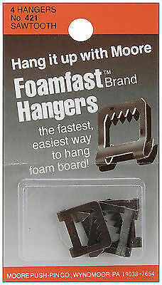 Moore Picture Hangers Foamfast Saw Tooth 4pc 1 for sale online | eBay
