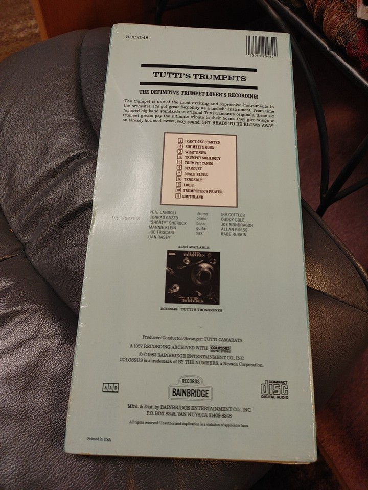 Camarata, Tutti - Tutti's Trumpets - Camarata, Tutti CD IQVG | eBay